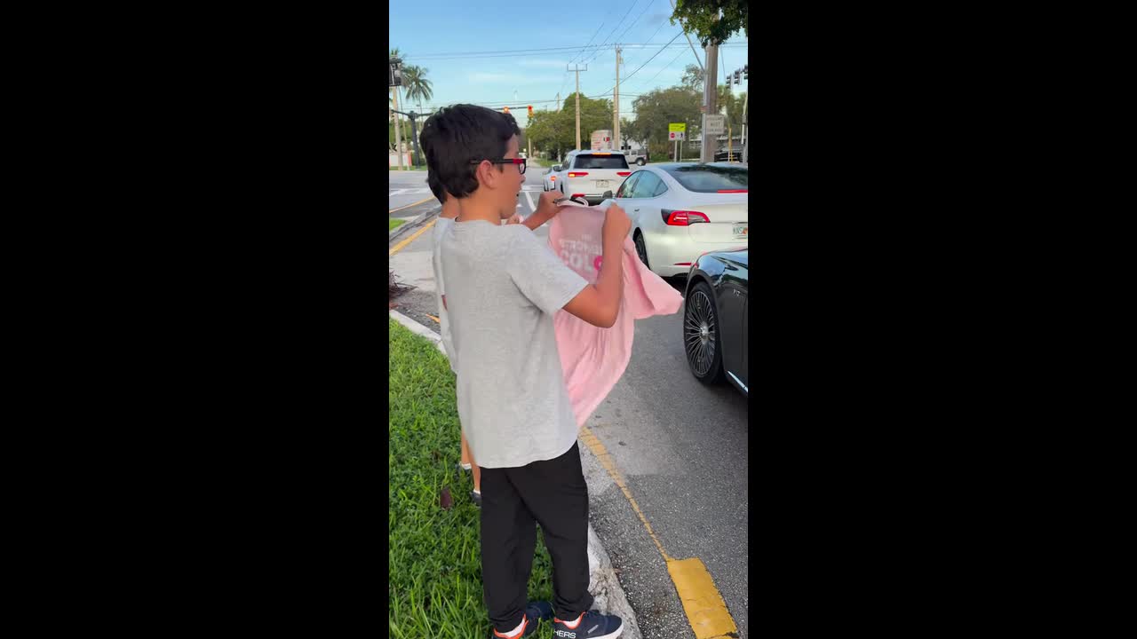 Lionel Messi signs autographs for fans in Miami, USA