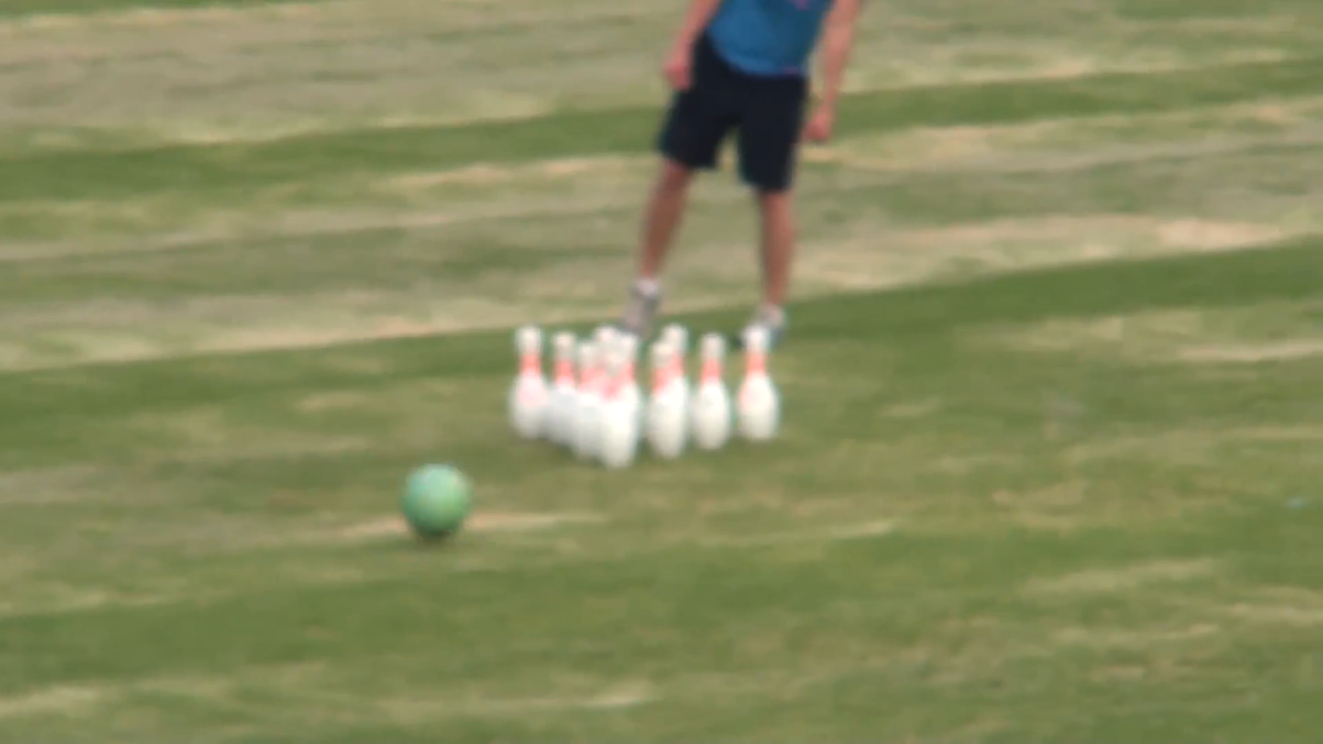 World record bowling strike