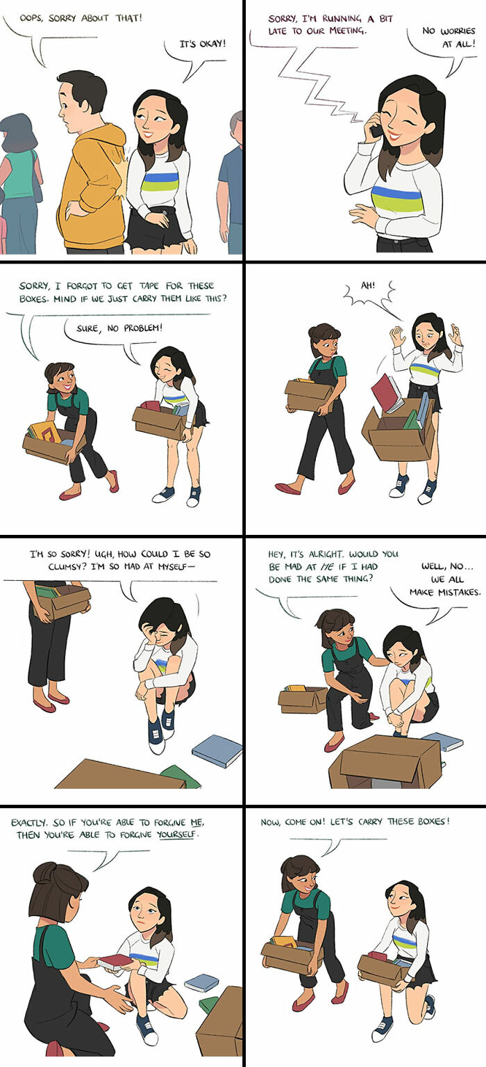 26 wholesome comics by this artist that many girls can relate to