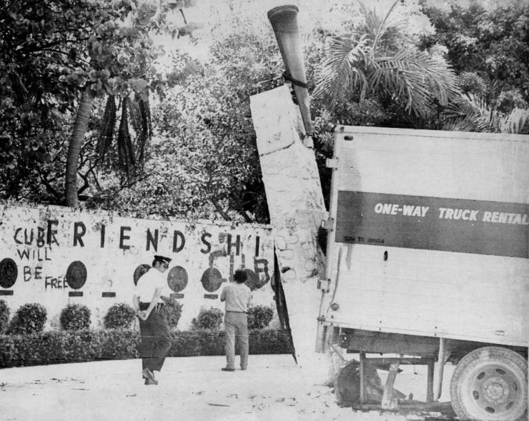 What is that torch along the bay in downtown Miami? Get the backstory