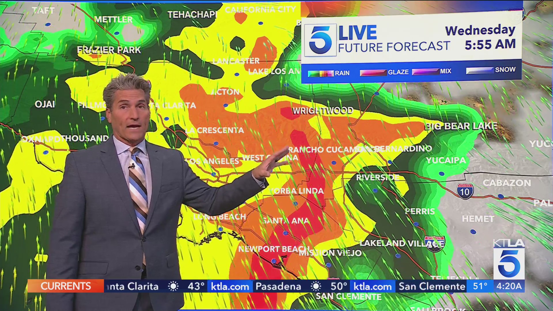 Cooling begins as storm approaches Southern California
