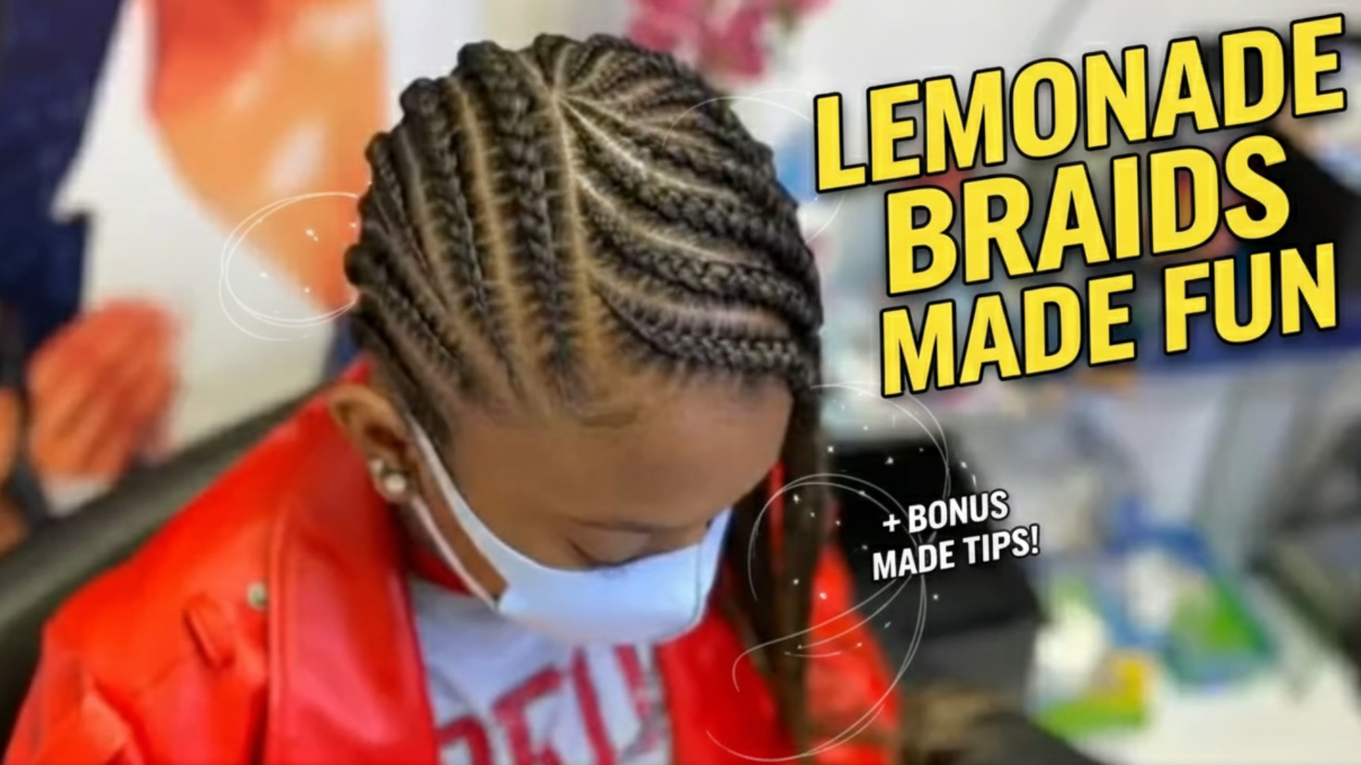 Lemonade braids made fun – medium style with a little tea