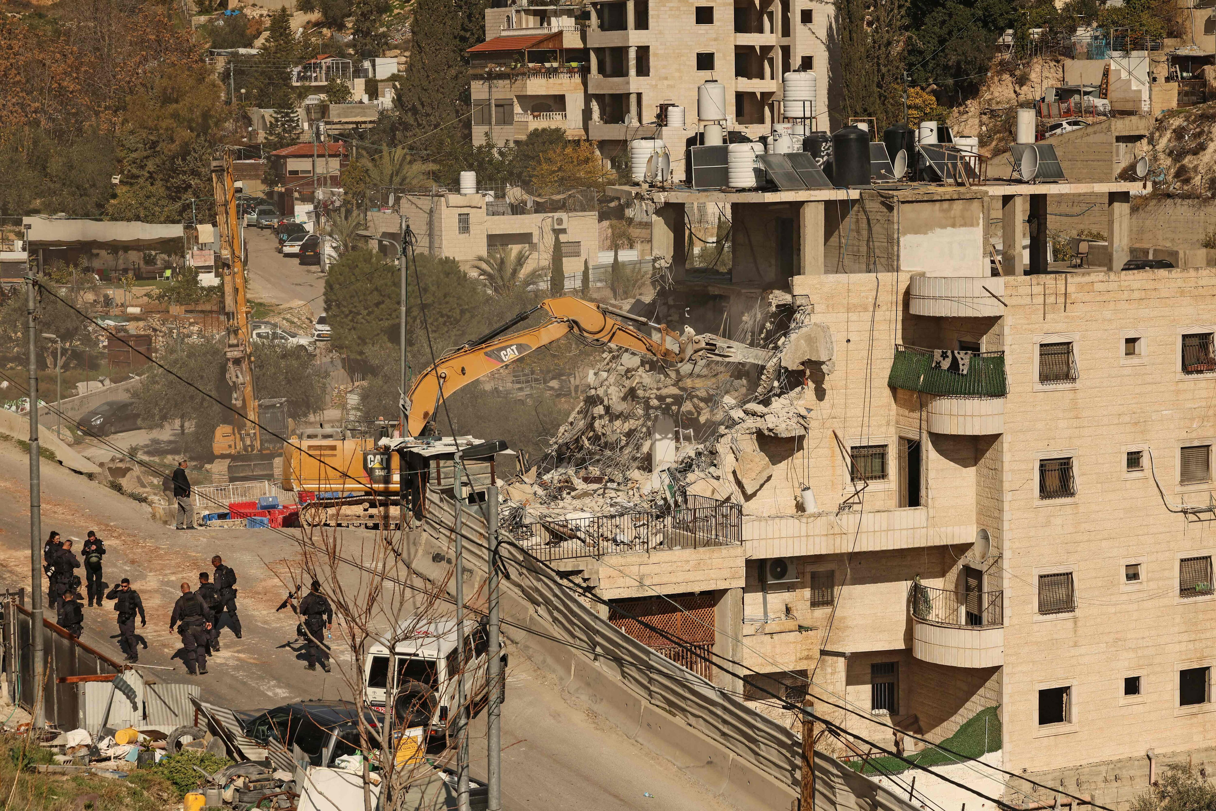 Israel demolishes apartment block in East Jerusalem