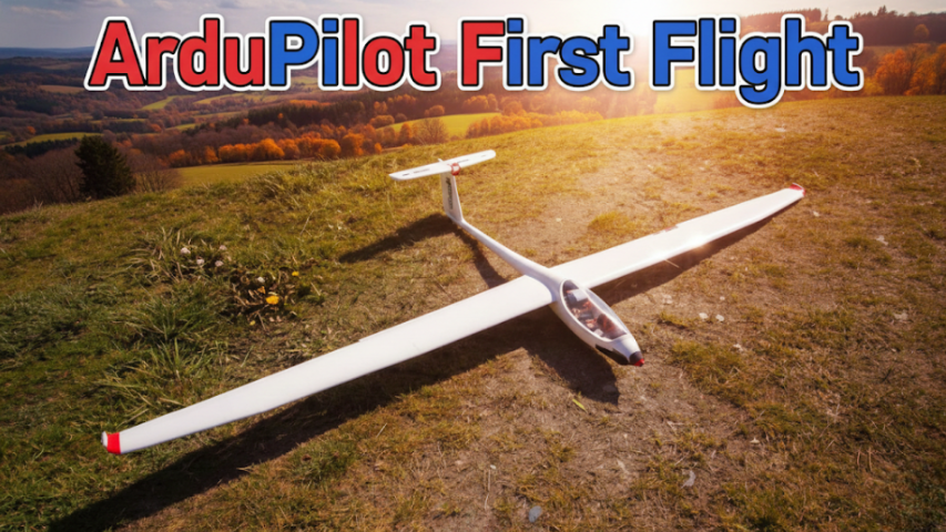 Autonomous soaring with ArduPilot – initial flight test