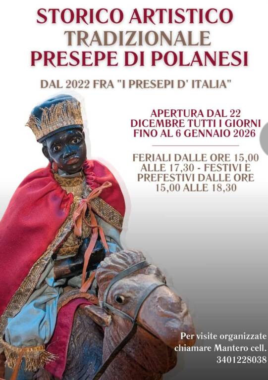 Recco: Polanesi, grande successo per il presepe storico