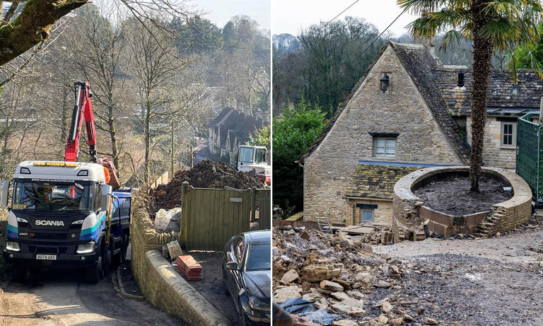 Families on 'England's prettiest street' say it has been ruined by ...