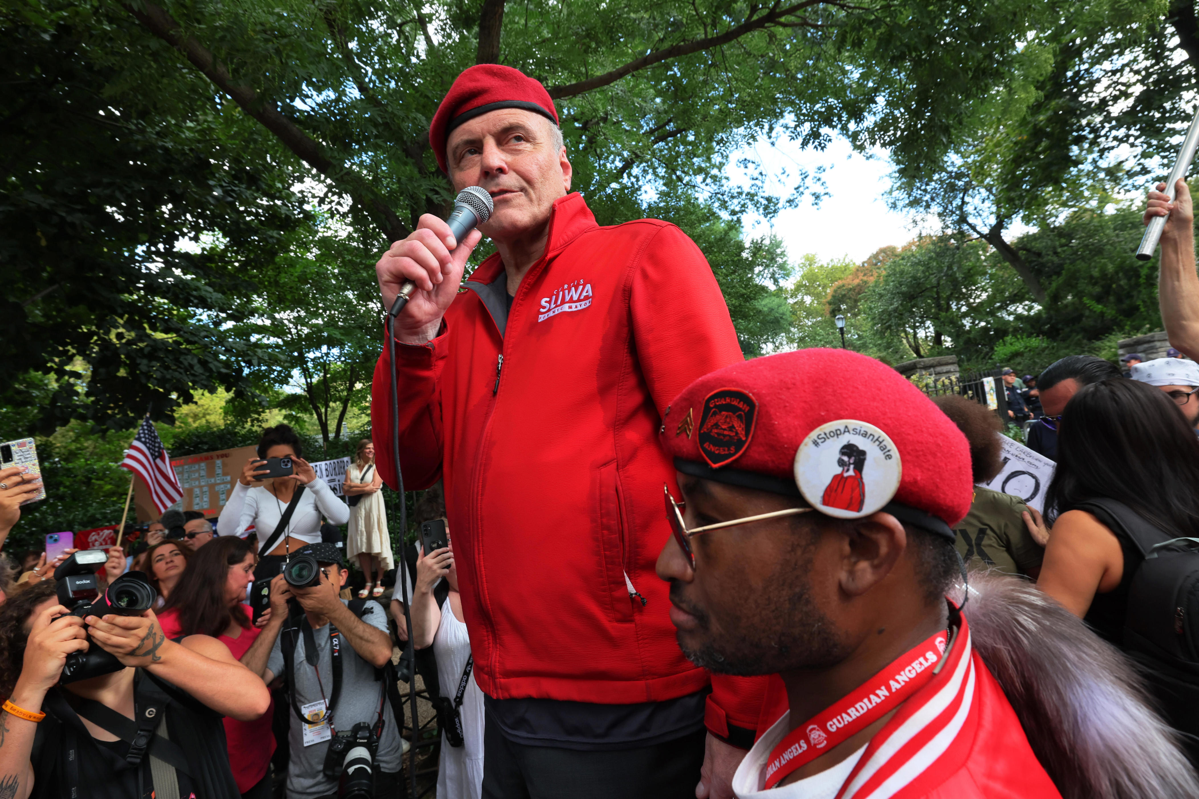 Guardian Angels mark one year after subway attack