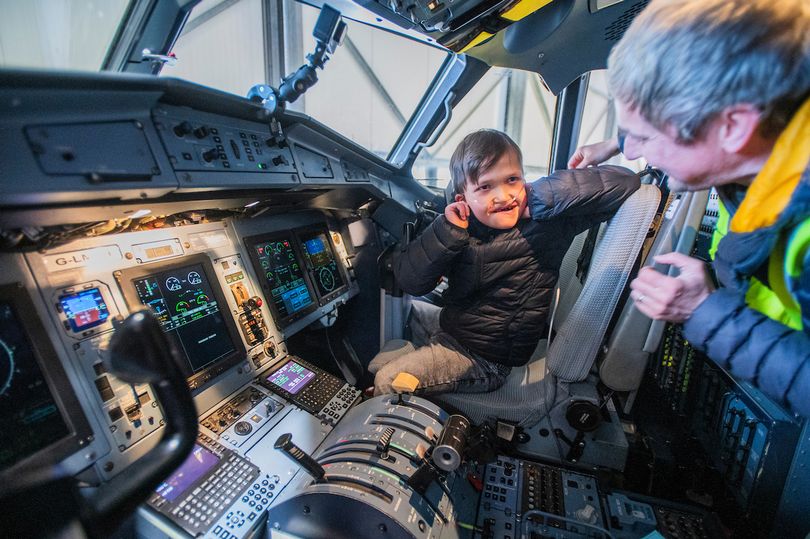 Brave East Lothian boy sees 'Christmas come early' as plane dreams realised