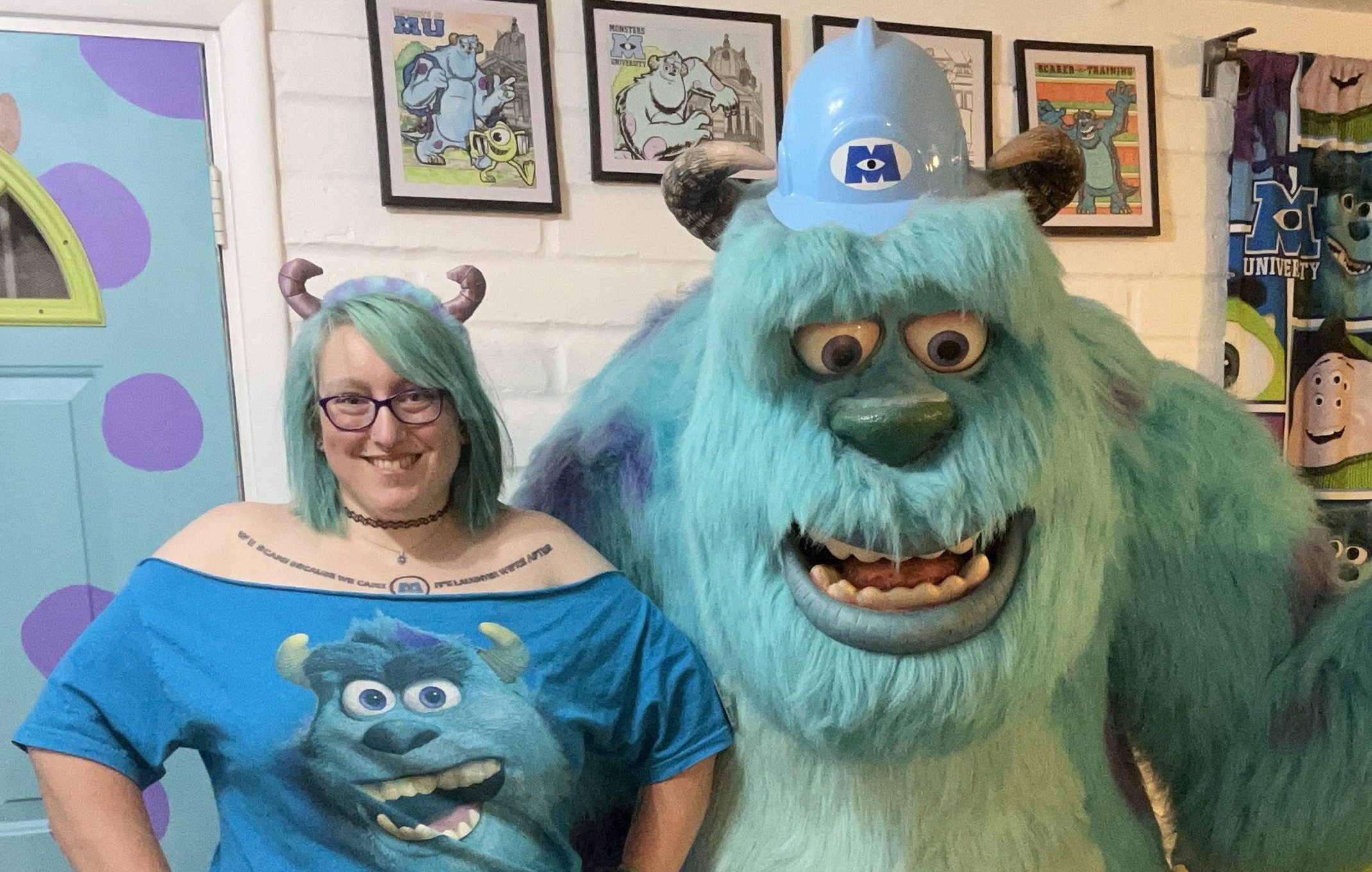 Superfan spends thousands on Monsters Inc house makeover — and legally ...