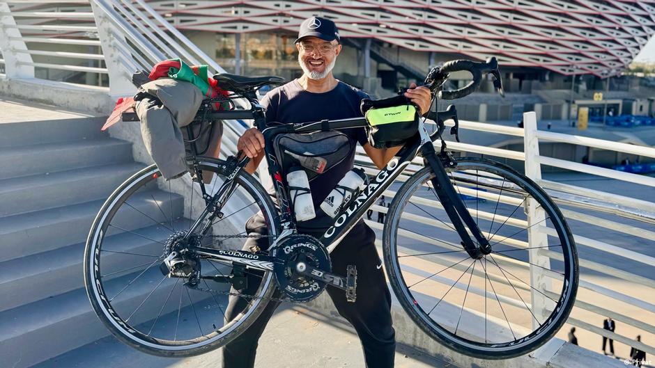 AFCON: A 3,000-kilometer bike ride to catch the opener