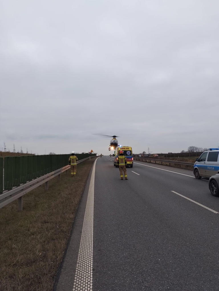 Wypadek na S5 w Sulnowie pod Świeciem. Jedna osoba została ranna, do ...