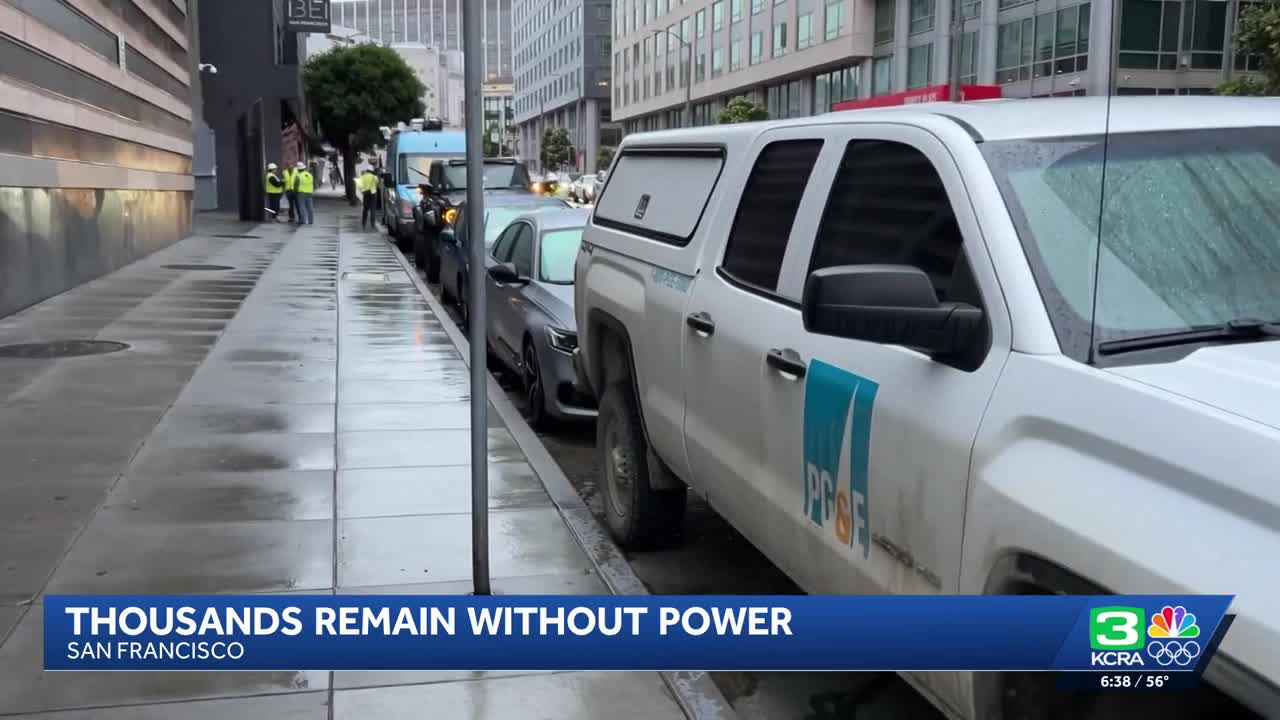 About 11,000 SF PG&E customers still without power after substation fire