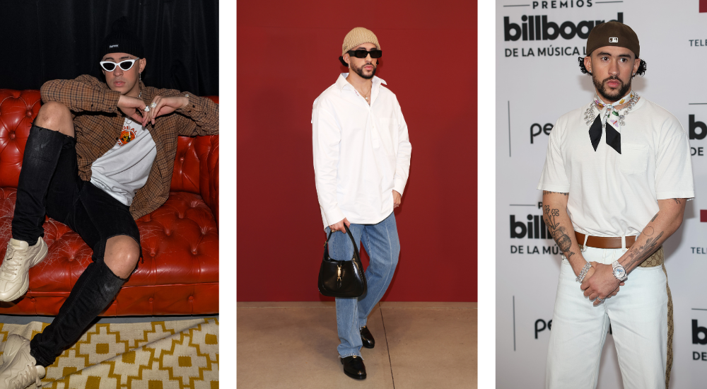 Style evolution: Bad Bunny trades ripped skinnies for designer denim