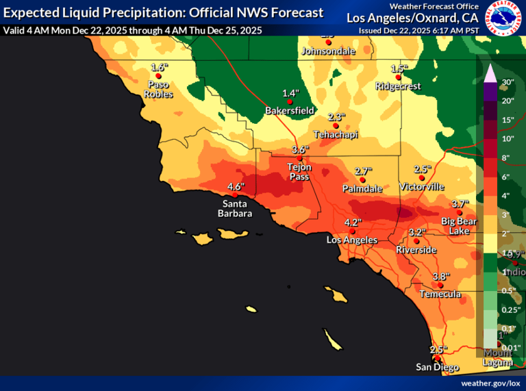 Burn scar concerns mount ahead of massive Christmas week storm in ...