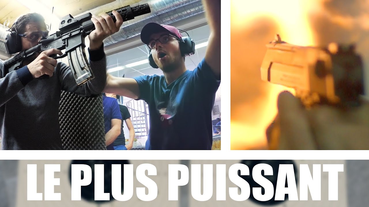 Essayer l’arme de poing la plus puissante au monde (avec Amixem)