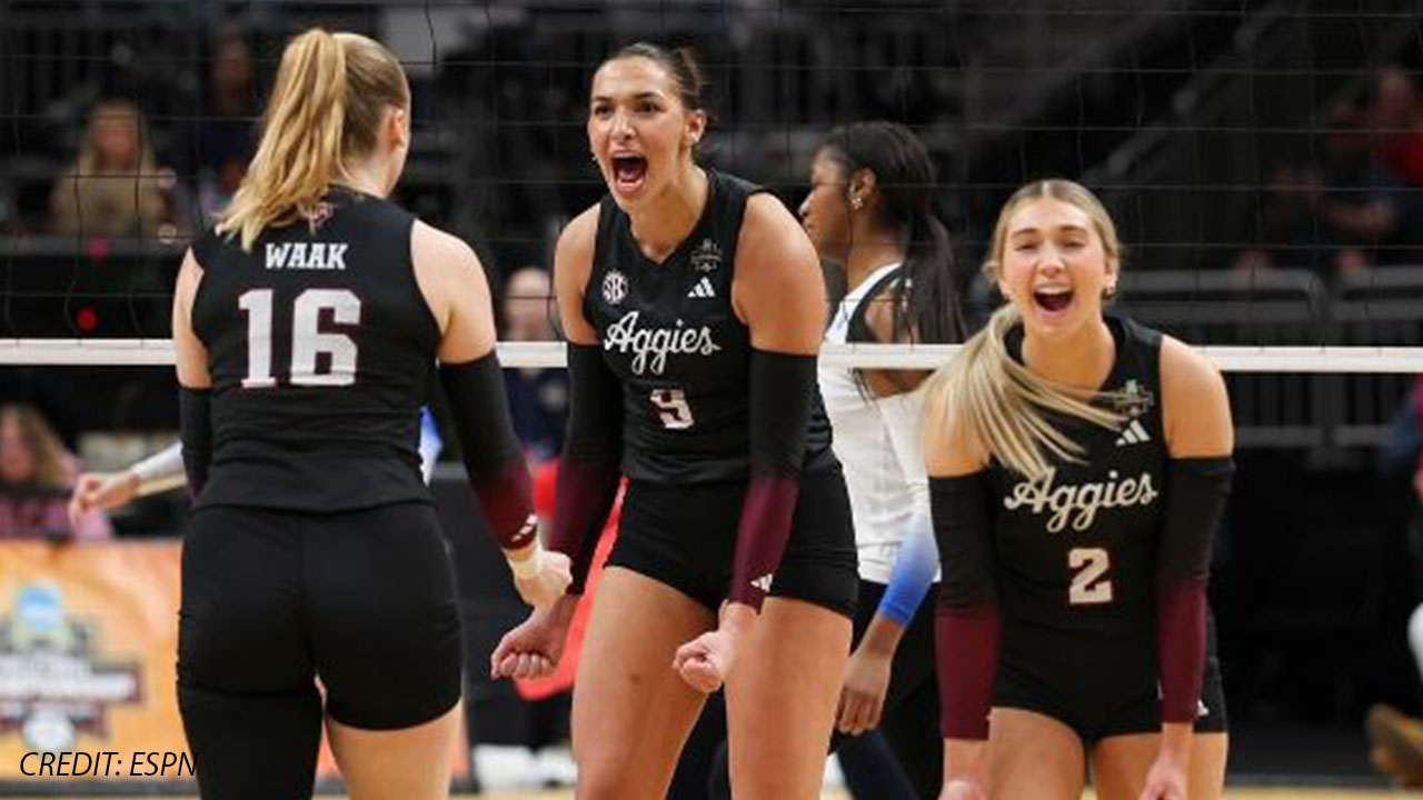 Texas A&M wins first ever volleyball title in school history after ...