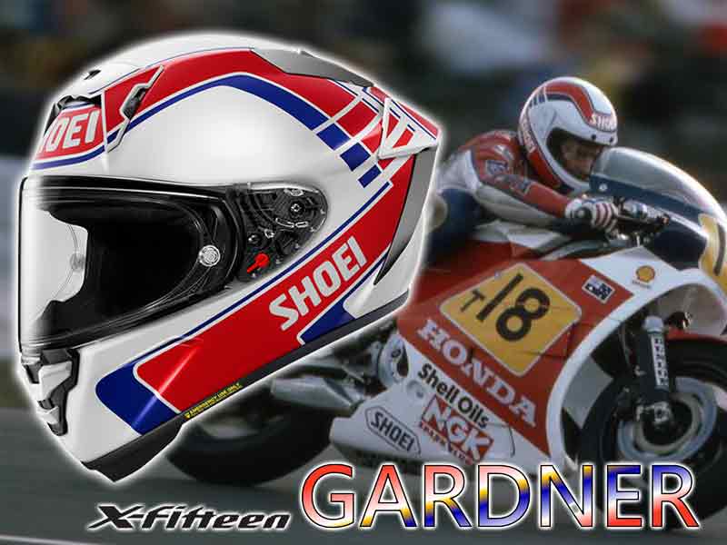 ショウエイからワイン・ガードナー選手のグラフィックモデル「X-Fifteen GARDNER／ガードナー」が3月発売!