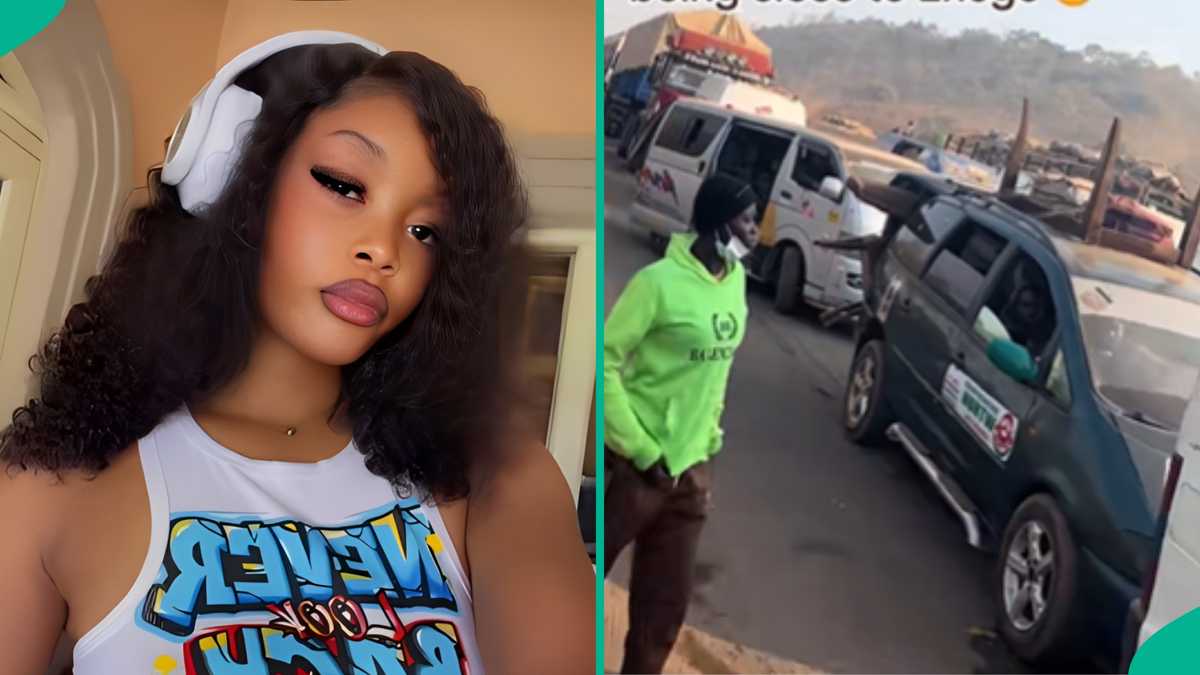 Lady who used night bus gets stuck in traffic at Lokoja