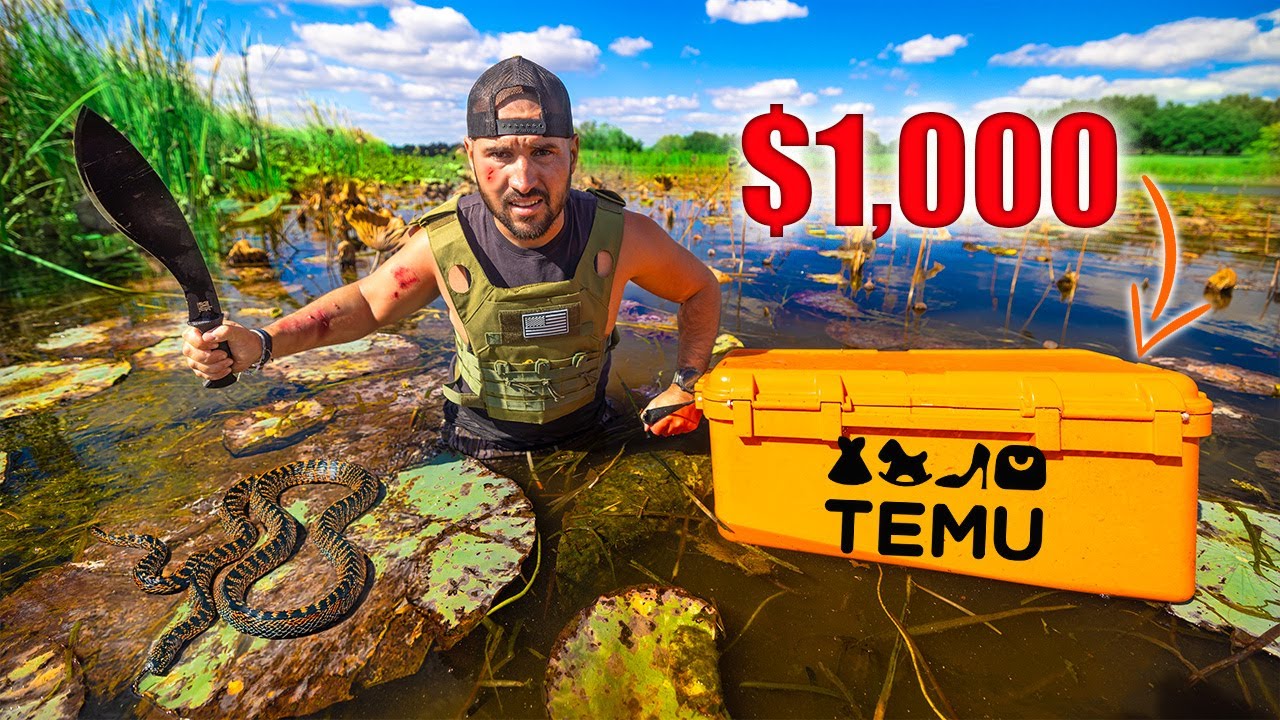 $1,000 TEMU gear vs. a flooded forest!