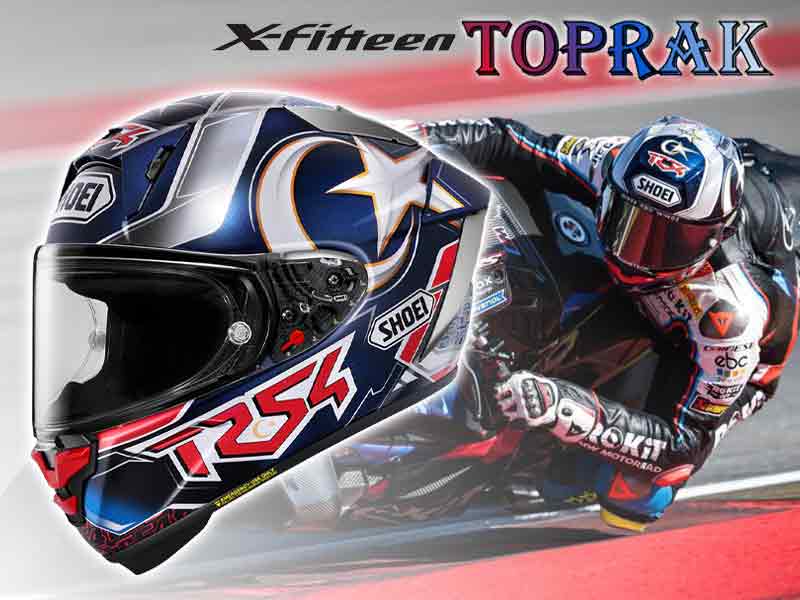 ショウエイからトプラック選手のレプリカモデル「X-Fifteen TOPRAK／トプラック」が3月発売!