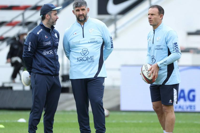 Membres du staff de Grégory Patat, Gerard Fraser et Loïc Louit ont ...