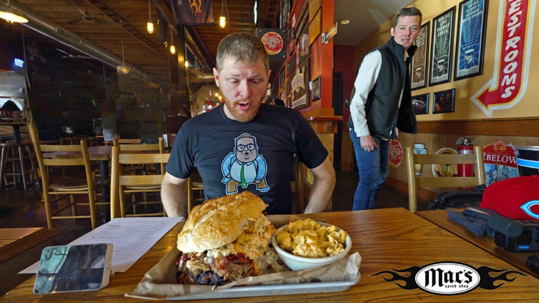 The Fatboy BBQ sandwich with the toughest bun ever