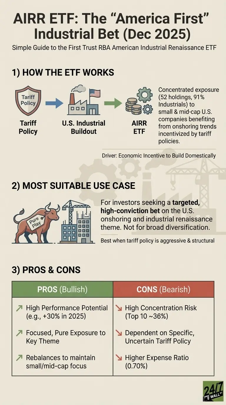 If you bet on Trump’s America First industrial onshoring with AIRR ETF ...