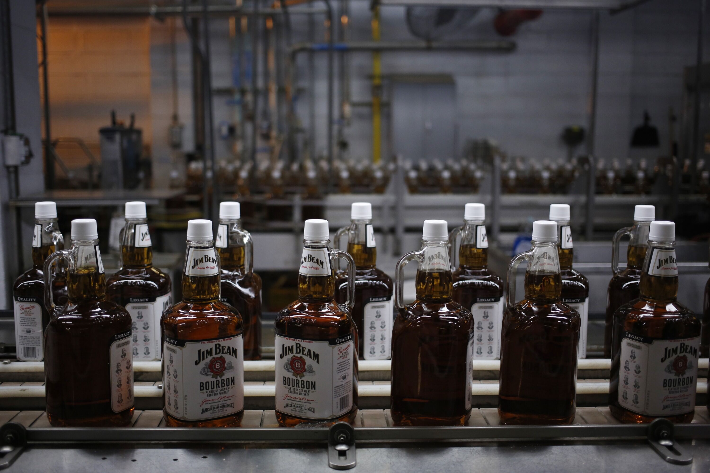 Jim Beam halts production at key US distillery amid bourbon glut