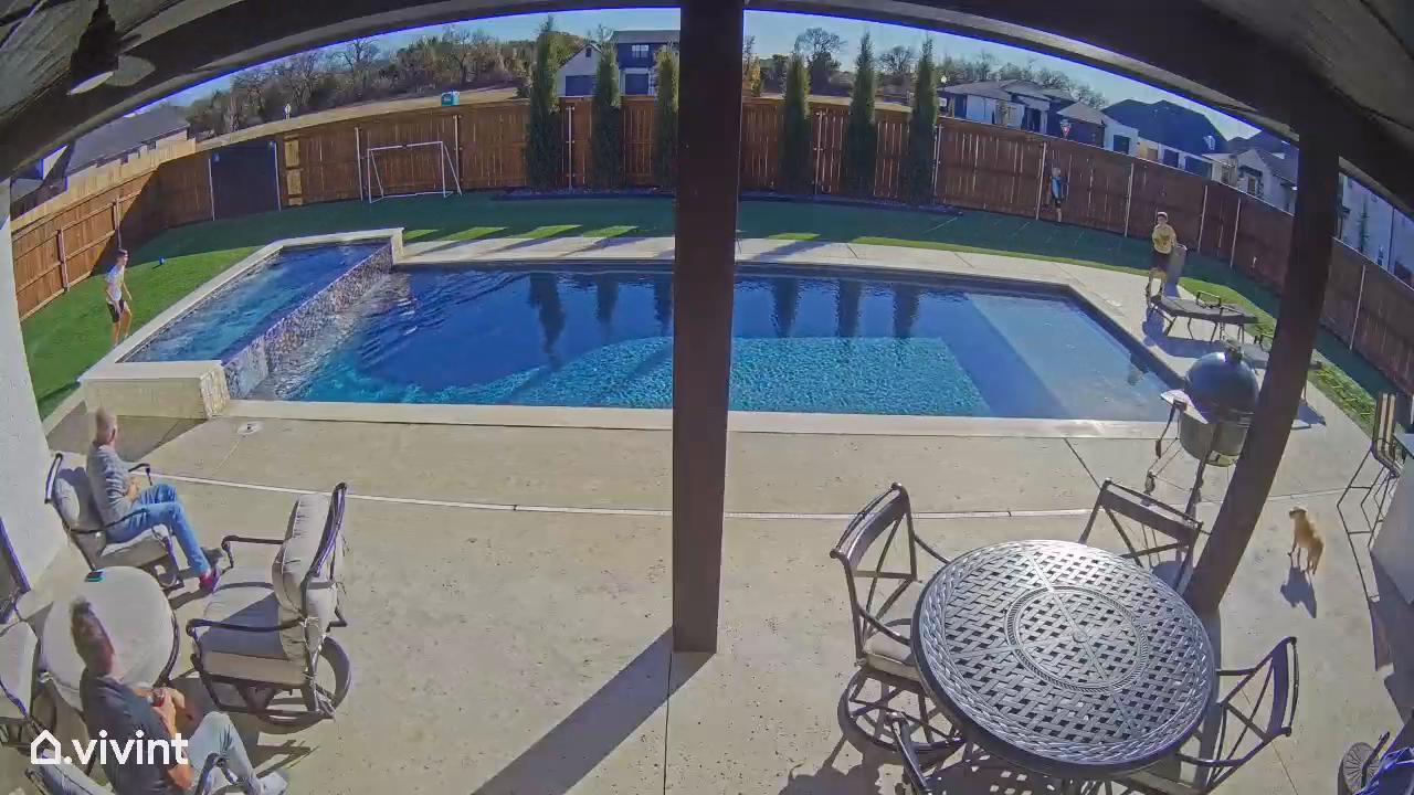 Accidental swim during Thanksgiving football