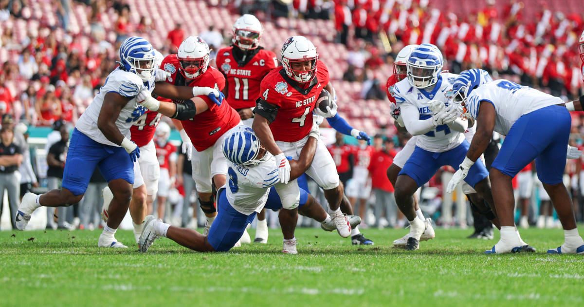 NC State cruises past Memphis in Gasparilla Bowl 31-7 to earn its first ...