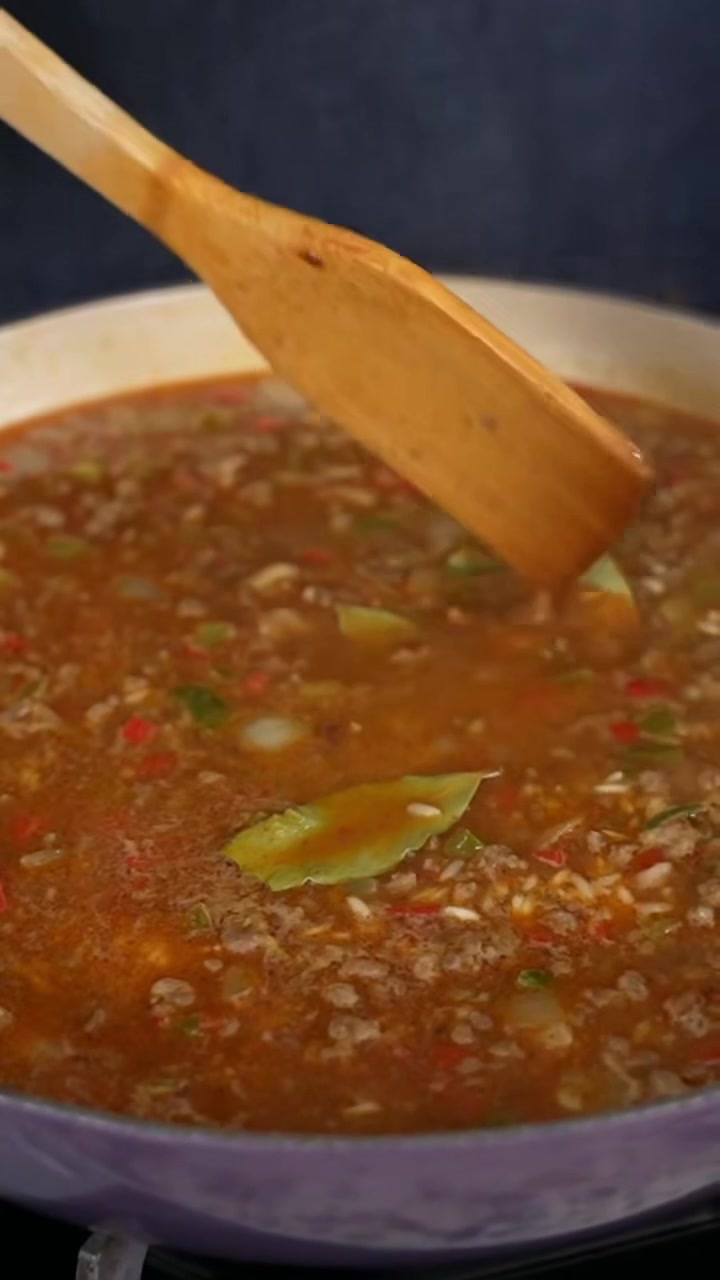 Need an easy dinner recipe? Try this Cajun dirty rice! It's got a kick!