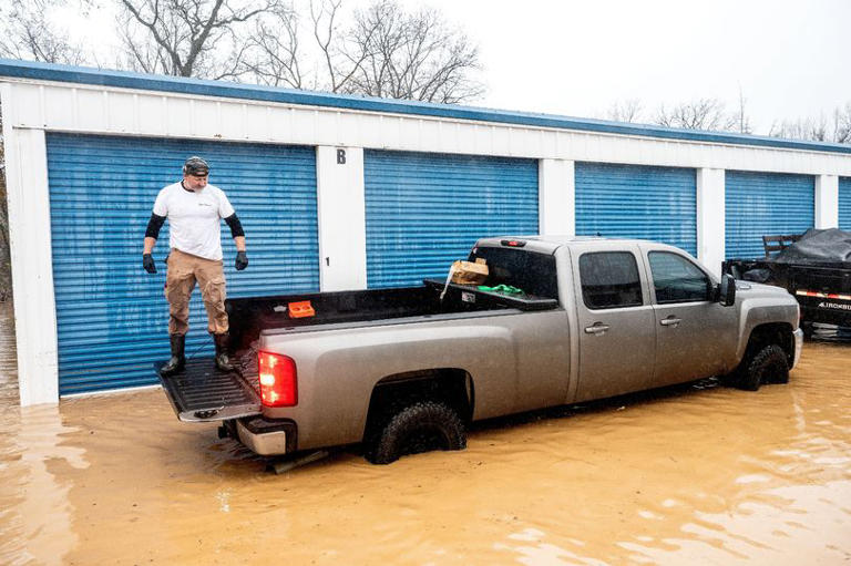 Northern California flash floods leave one dead as streets turn into rivers