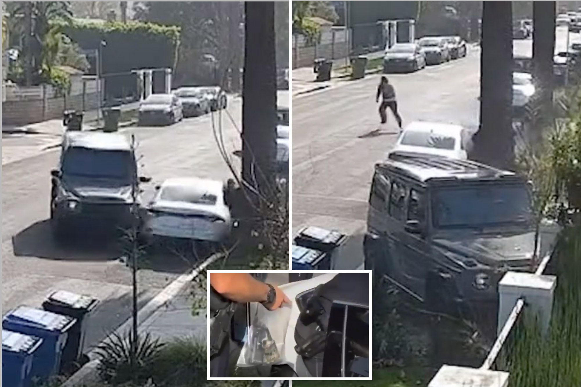 Mom crashes G-Wagon into alleged burglars’ car after panicked call from ...