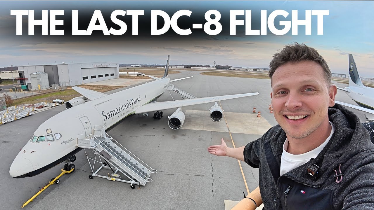The LAST DOUGLAS DC-8 Flight - Good Bye Legend!