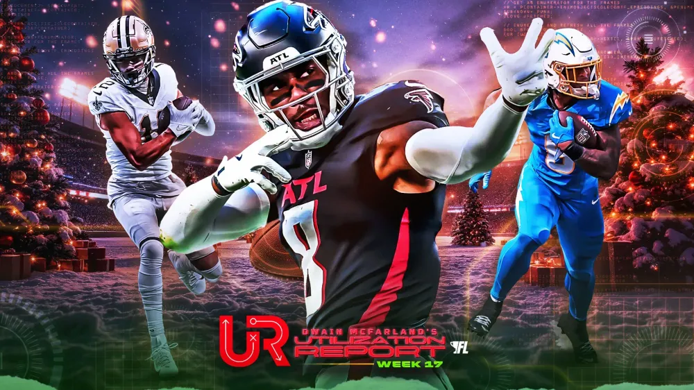 Fantasy football takeaways: Kyle Pitts leads utilization report for week 17