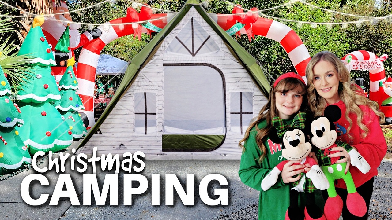 I lived in a tent at Disney World 🎄