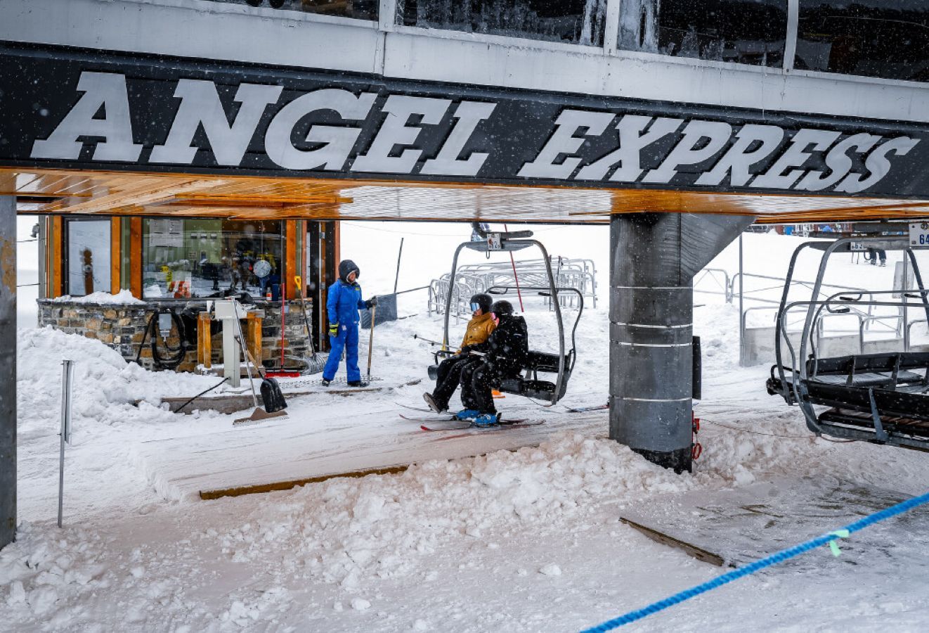 Skier transported to hospital after falling from chairlift at Banff ...