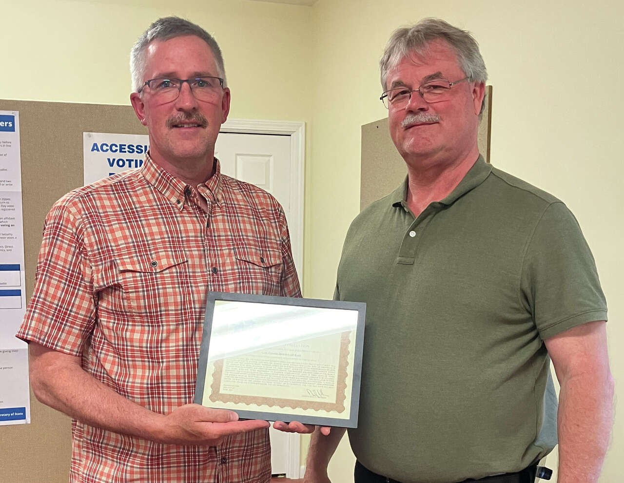 Huron County sheriff honors officials for farm animal rescue