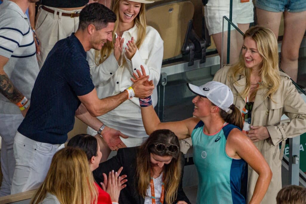 What Robert Lewandowski said he noticed when watching Iga Swiatek beat ...