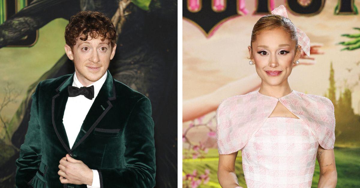 Ethan Slater and Ariana Grande shut down breakup rumors backstage at ...