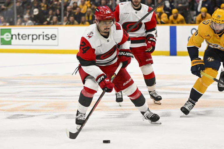 Hurricanes’ Seth Jarvis, Jaccob Slavin out week-to-week
