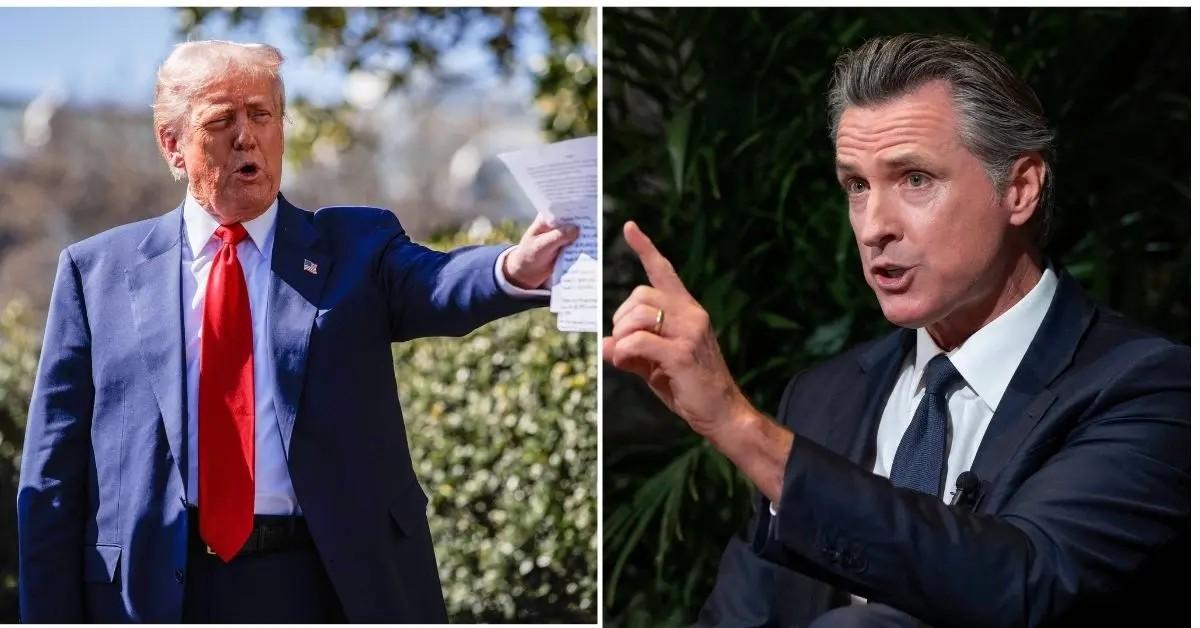 Newsom mocks Trump with Melania-Epstein burn