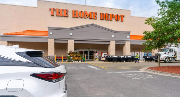 Home Depot stock (NYSE:HD) notches up with winter storage competition
