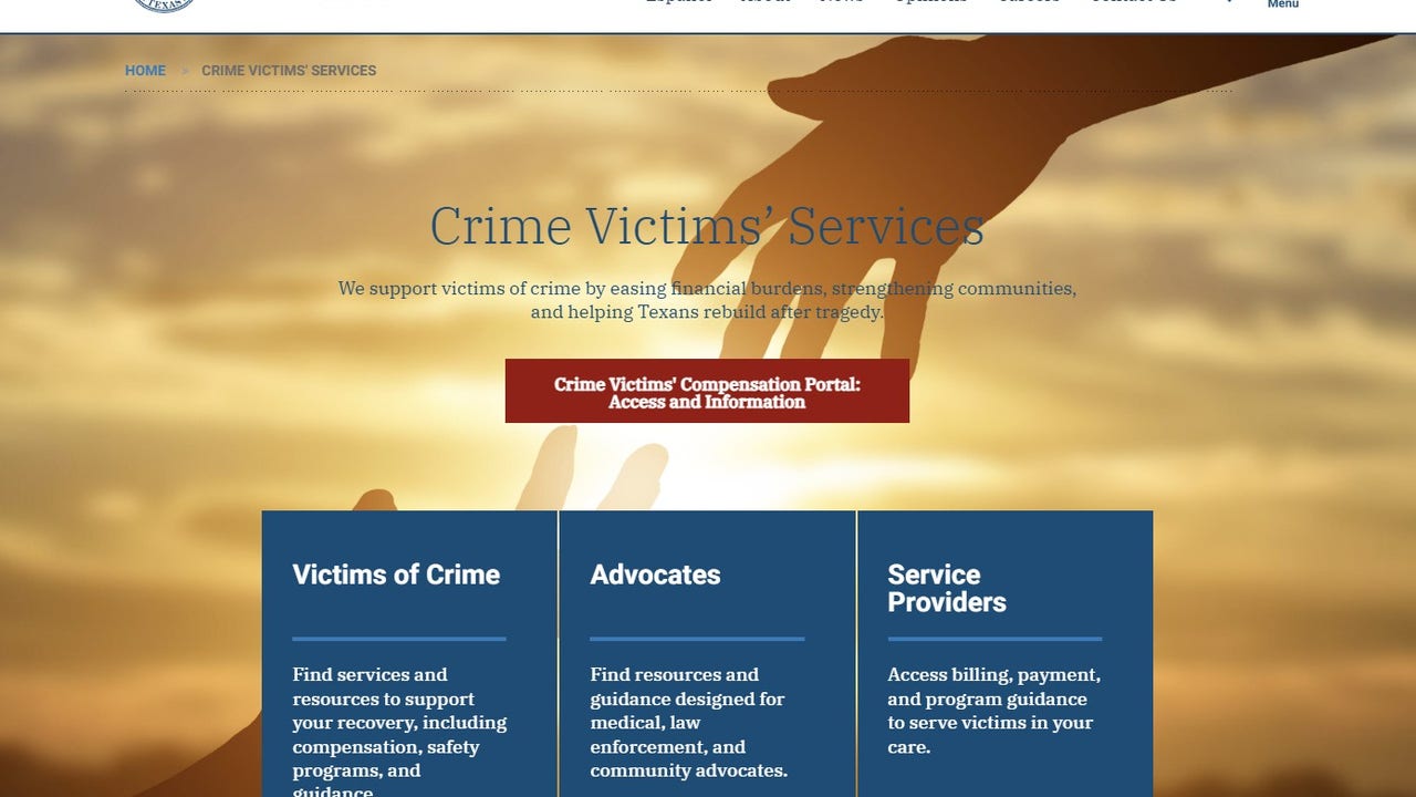 Texas AG Ken Paxton unveils redesigned website for Crime Victim Services
