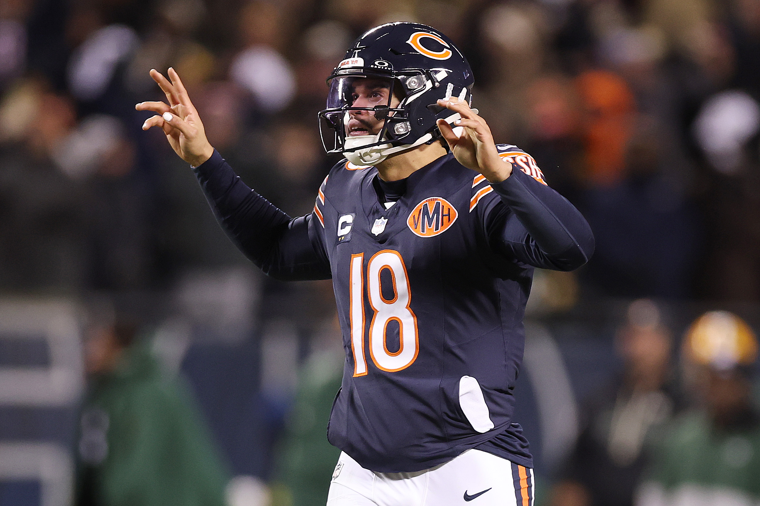 Caleb Williams stat tracker week 16