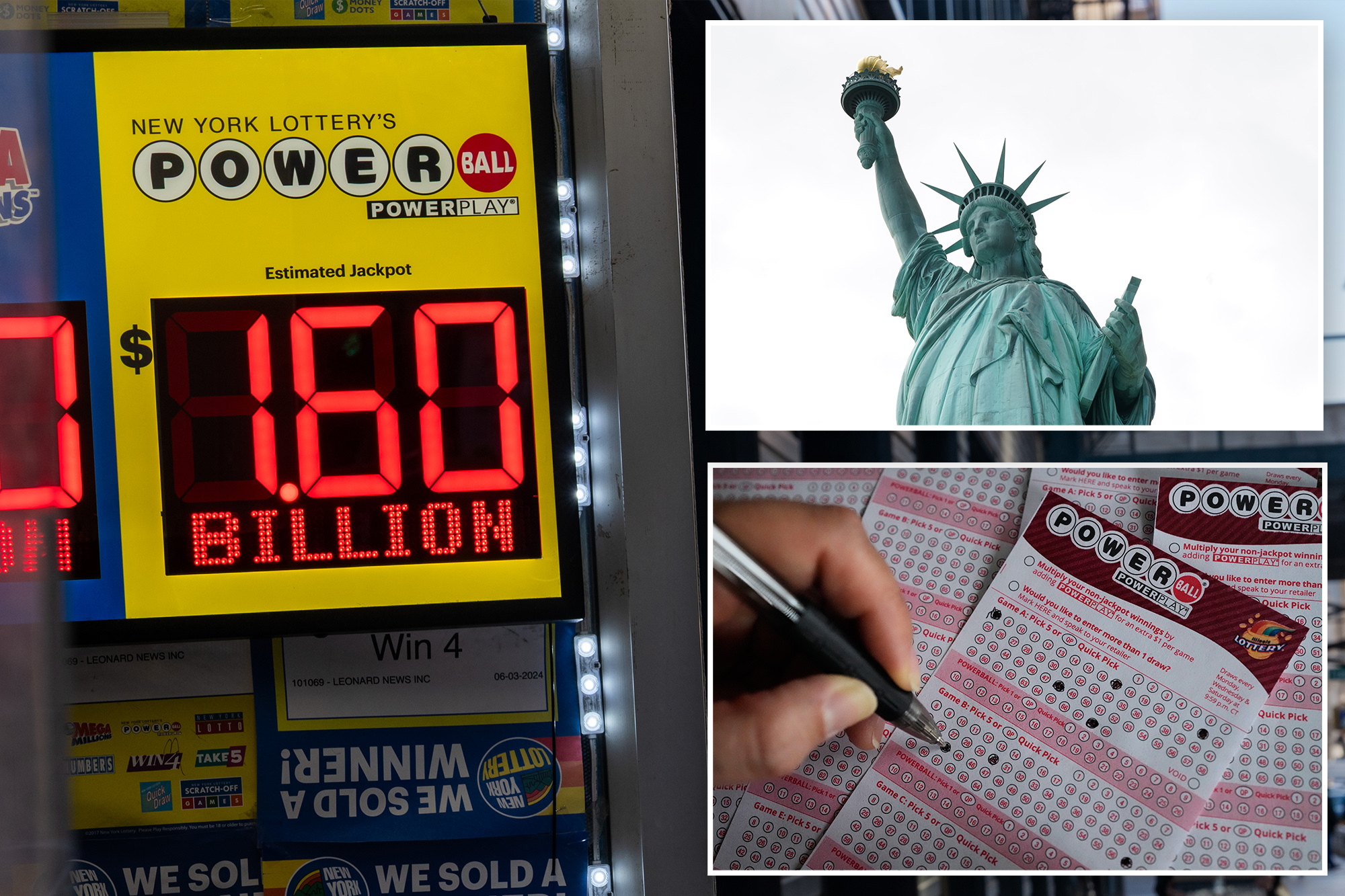 Odds of winning Monday’s monster $1.6B Powerball equivalent to ...