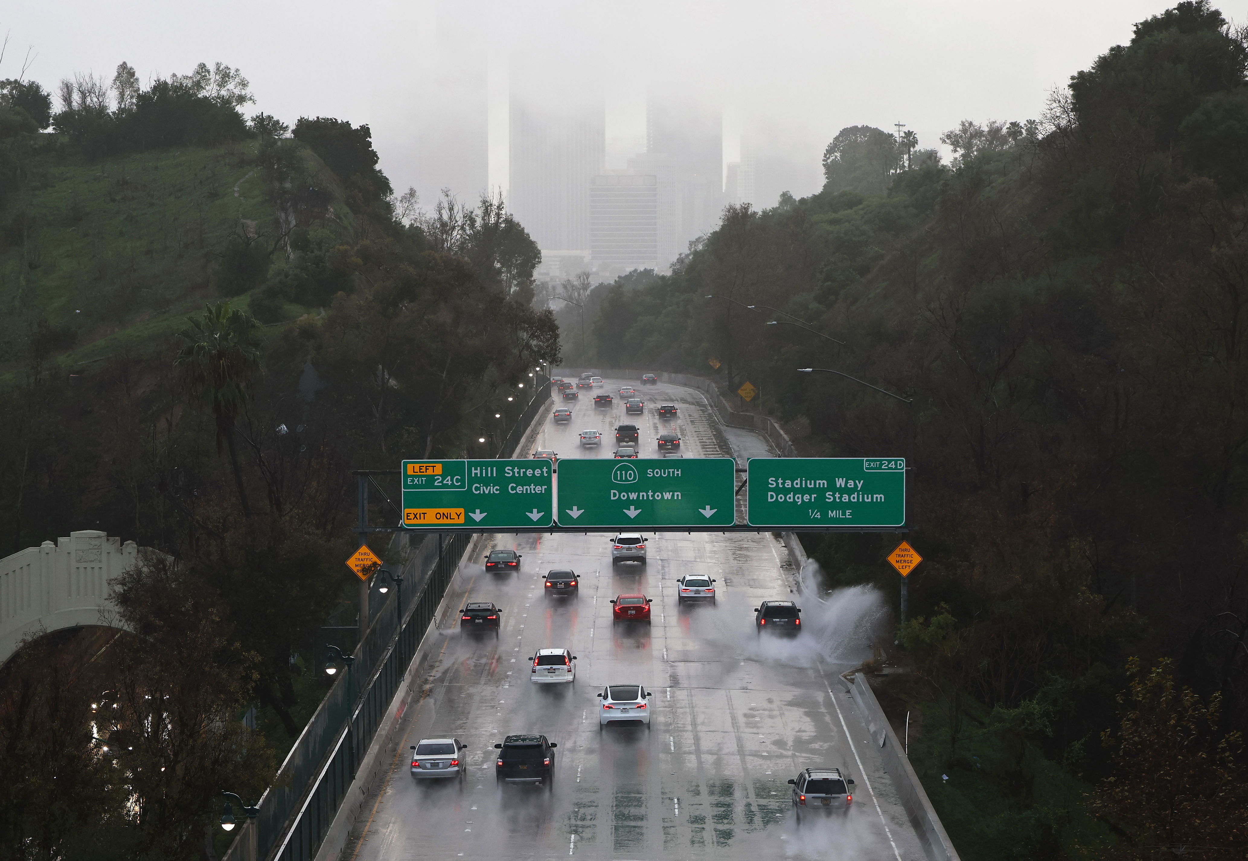 Heavy rains & strong winds targeting Los Angeles area this week
