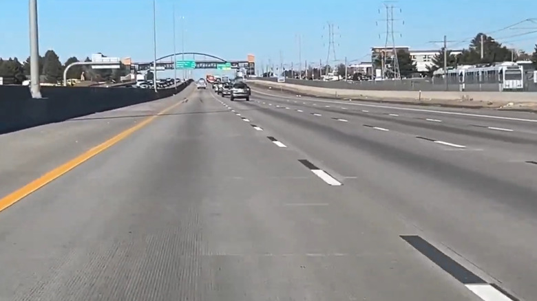 Those half black & white stripes on the highway actually serve a clever ...