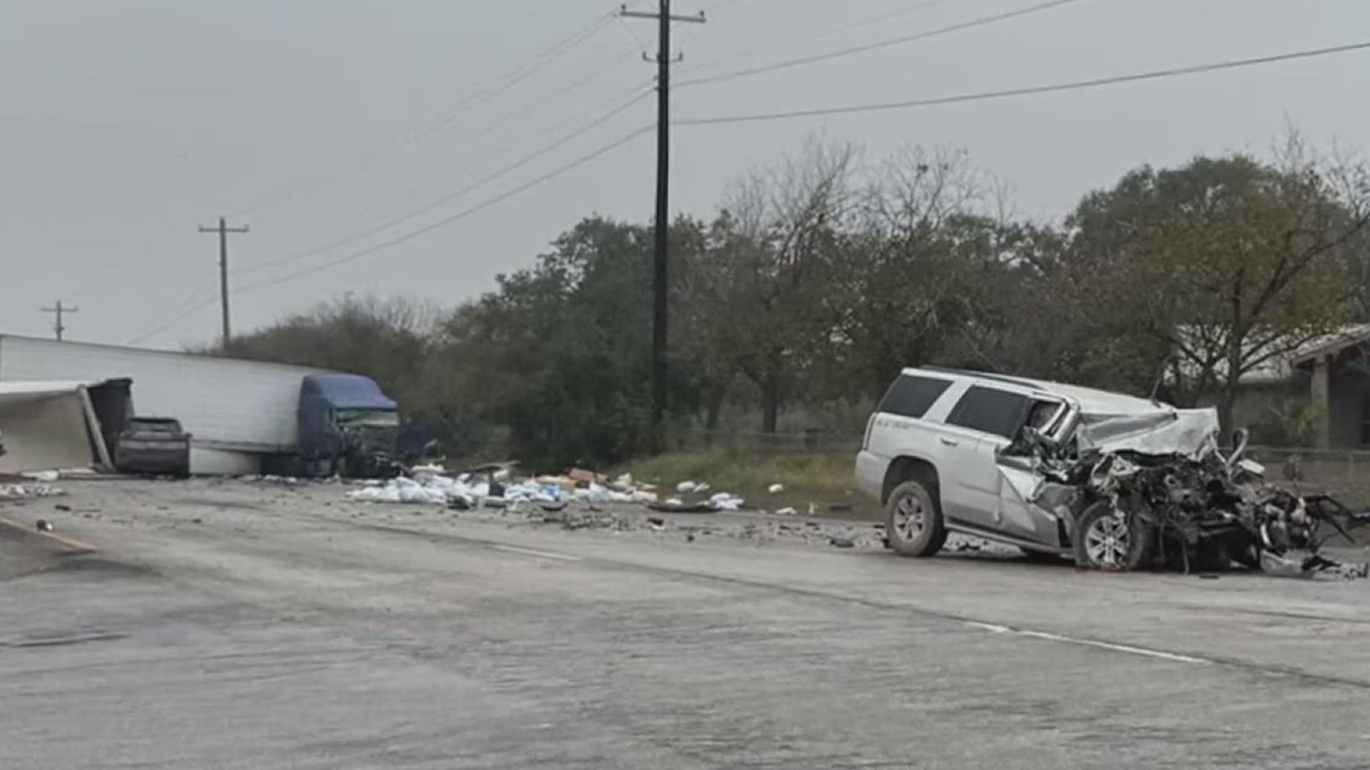 DPS: Fog led to fatal multi-vehicle crash south of Three Rivers