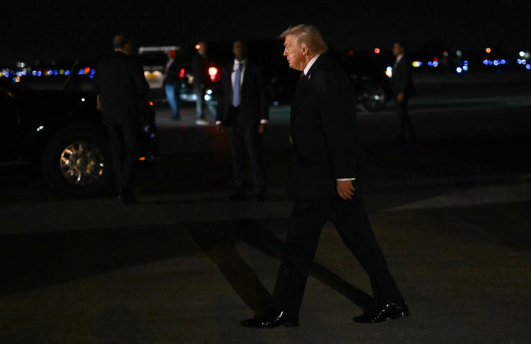Trump's historic Florida visit: Everything that happened, in photos Dec ...